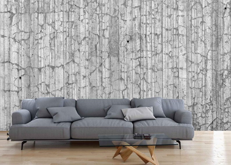 Concrete Texture Wall Art . Photo Mural 3D Effect Wall Art - Etsy