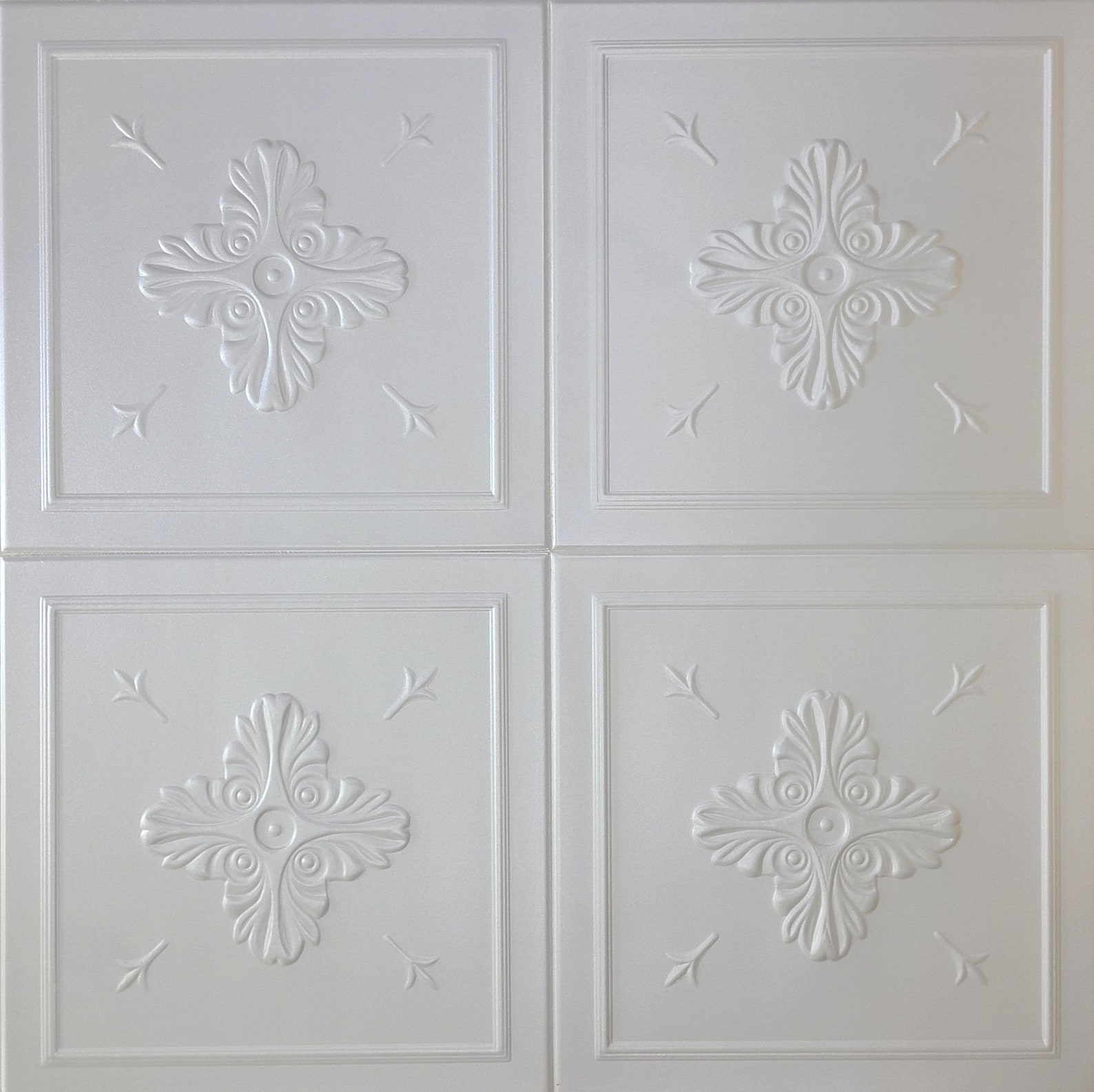 Styro Pro Styrofoam Ceiling Tiles in Floral Design. Easy DIY - Etsy