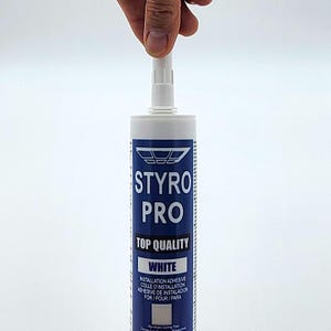 STYRO PRO Adhesive - Glue for Styrofoam and PVC Ceiling Tiles. Adhesive ...