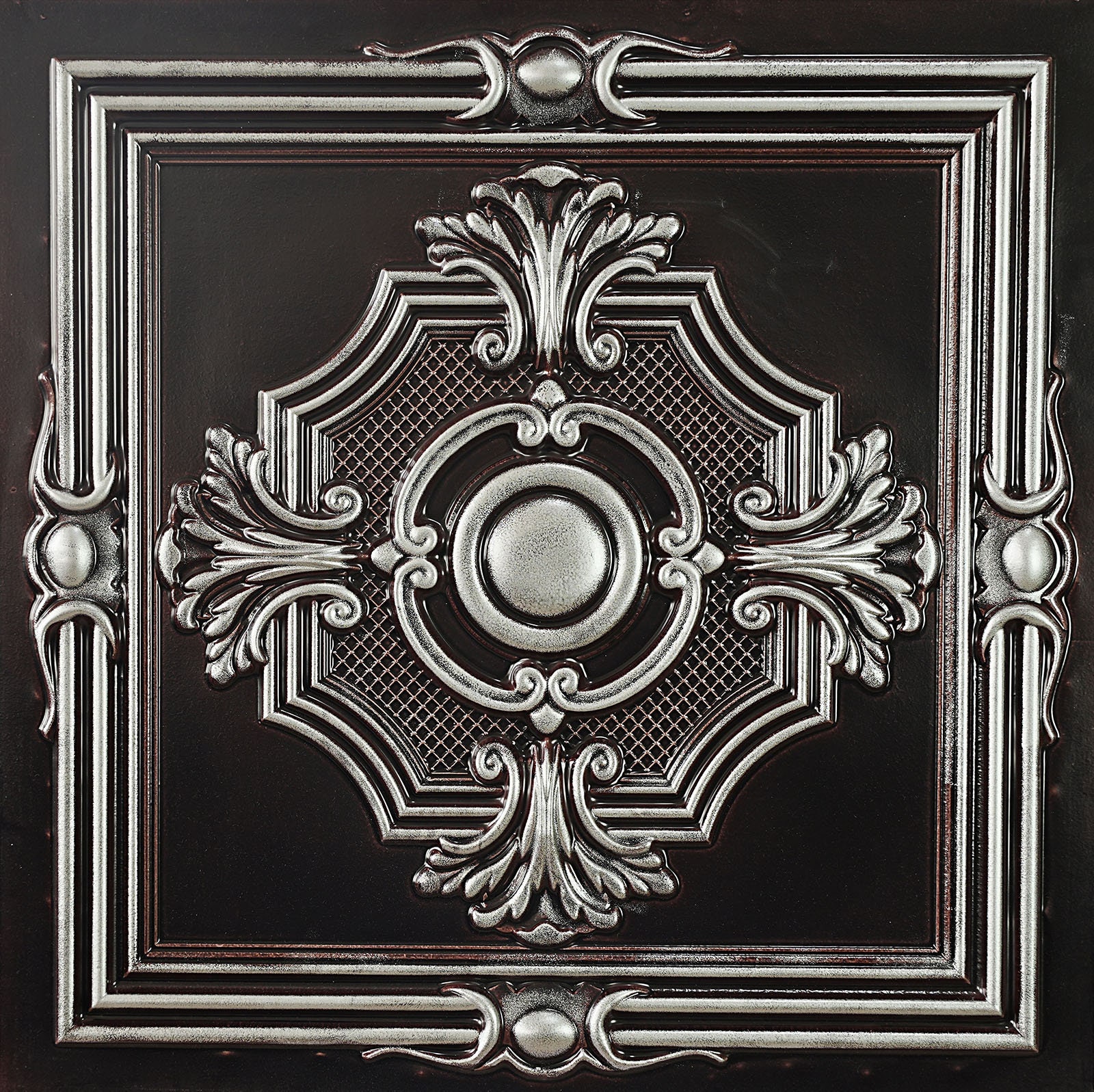 Victorian Decorative Tin Look Ceiling Tile. Easy to Install 2' X 2 ...