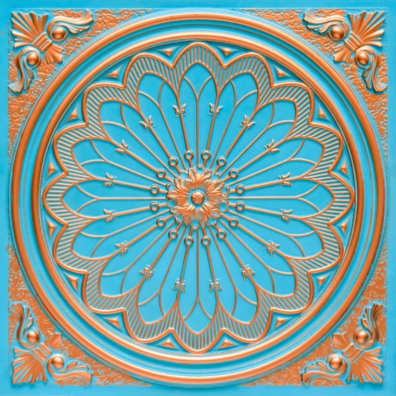 Blue Ceiling Tiles