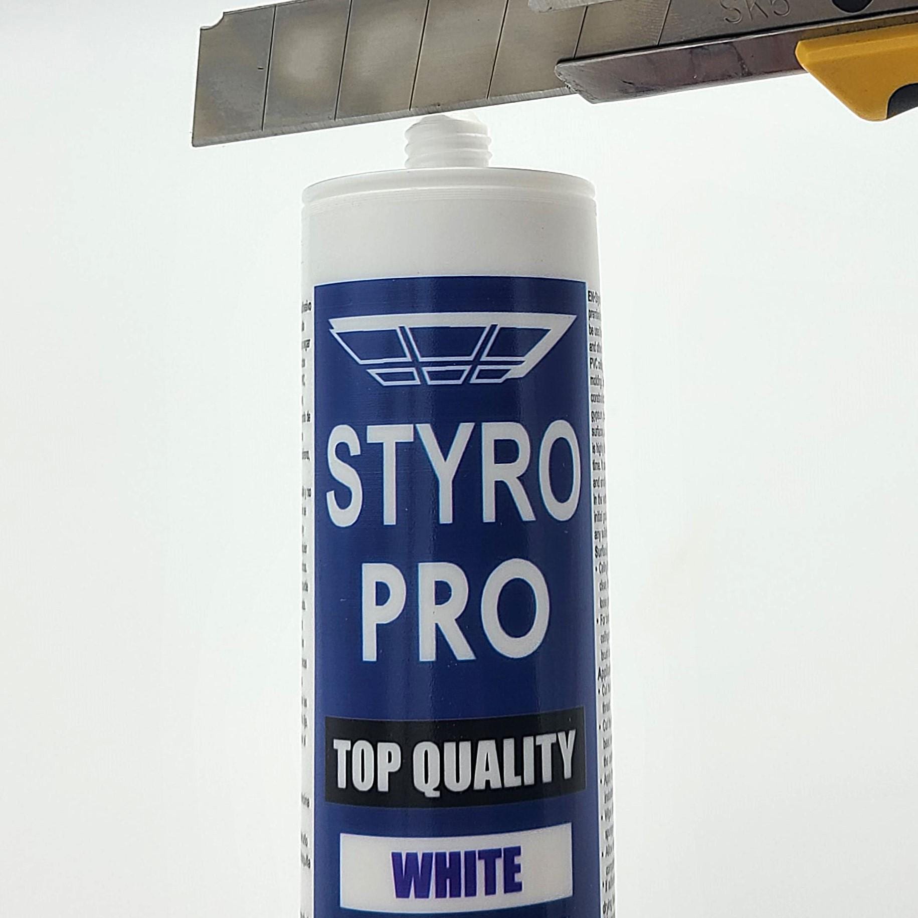 STYRO PRO Adhesive - Glue for Styrofoam and PVC Ceiling Tiles. Adhesive ...