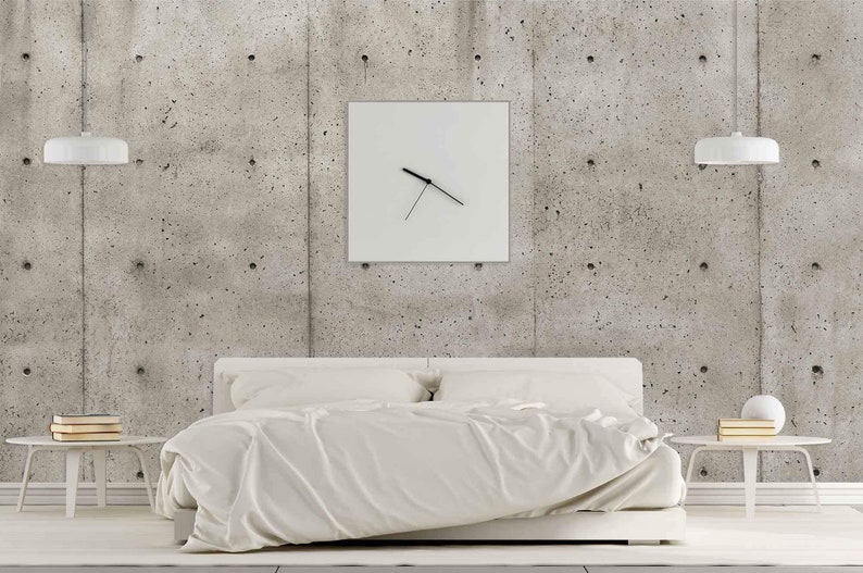 Sand Colored Concrete Wall. Photo Mural 3D Effect Wall Art - Etsy