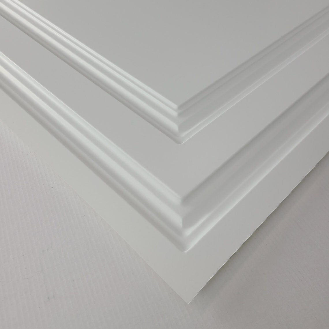 Modern Drop in Decorative PVC Ceiling Tiles in White Matte. - Etsy