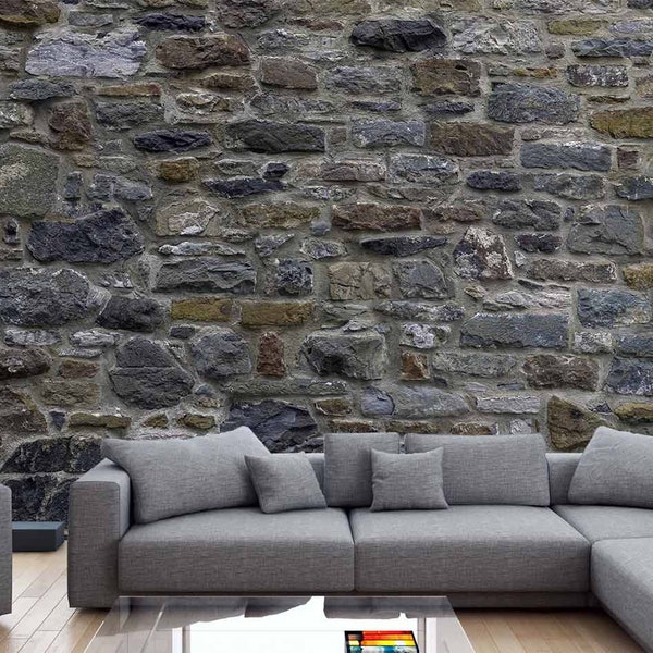 Stone Wall Decal - Etsy