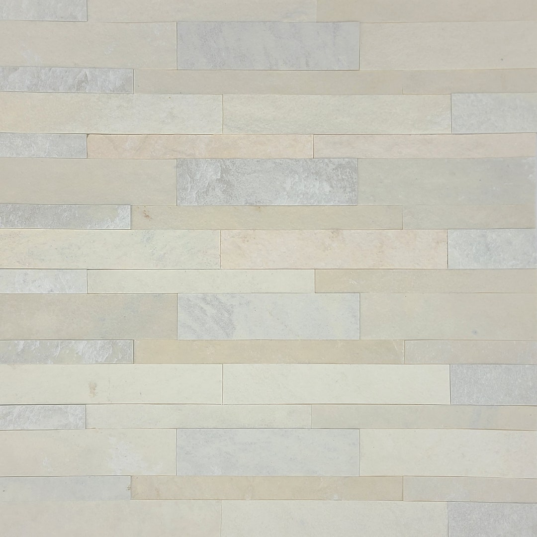 Peel and Stick REAL STONE Veneer 3D Panels White Noise. - Etsy