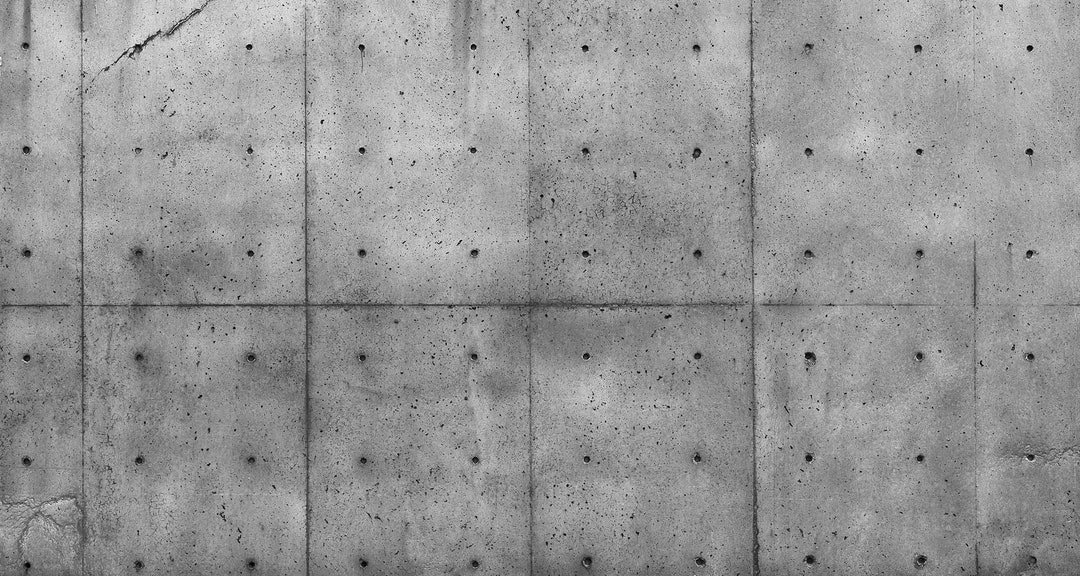 Concrete Wall (HD) - Photo Mural 3D Effect Wall Art Print Removable ...