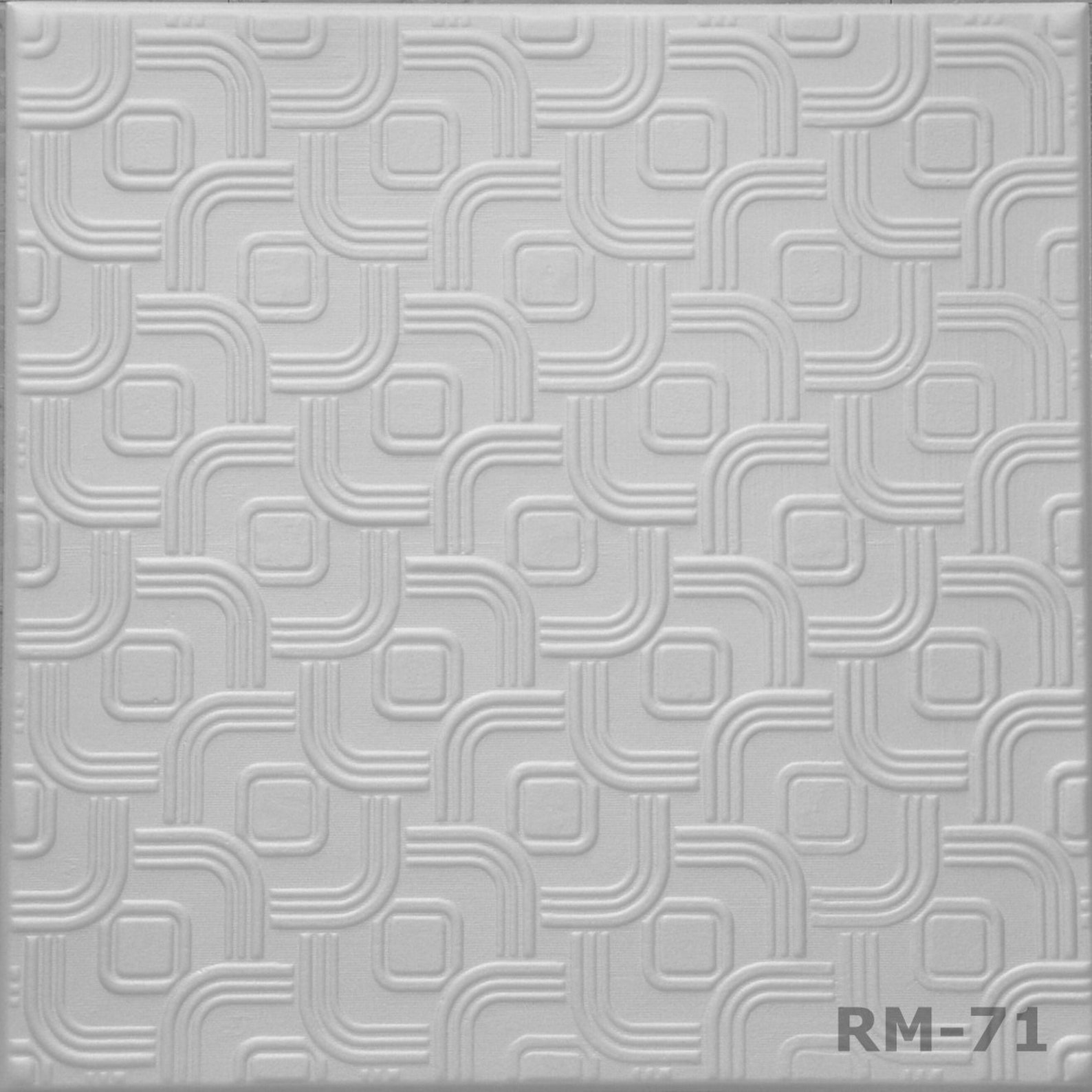 Sample of Styrofoam Ceiling Tile - Cover Popcorn Ceiling. Easy DIY ...