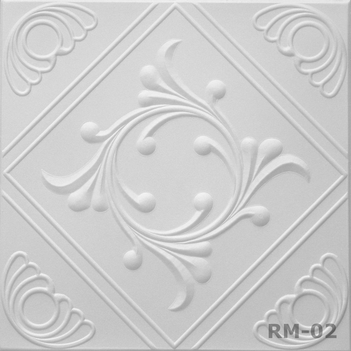 Sample of Styrofoam Ceiling Tile Cover Popcorn Ceiling. Easy - Etsy