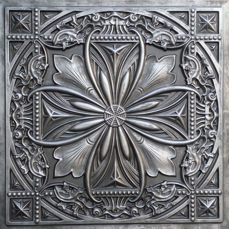 Faux Tin Ceiling Tile - Etsy