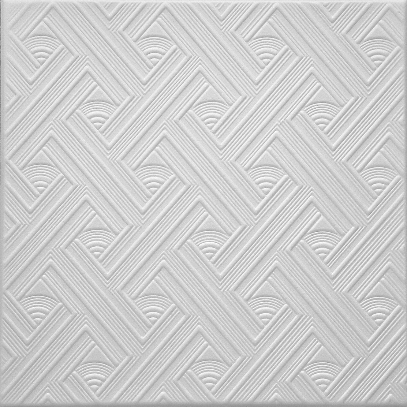 STYRO PRO Polystyrene Ceiling Tiles - Glue up Over Popcorn Ceiling ...