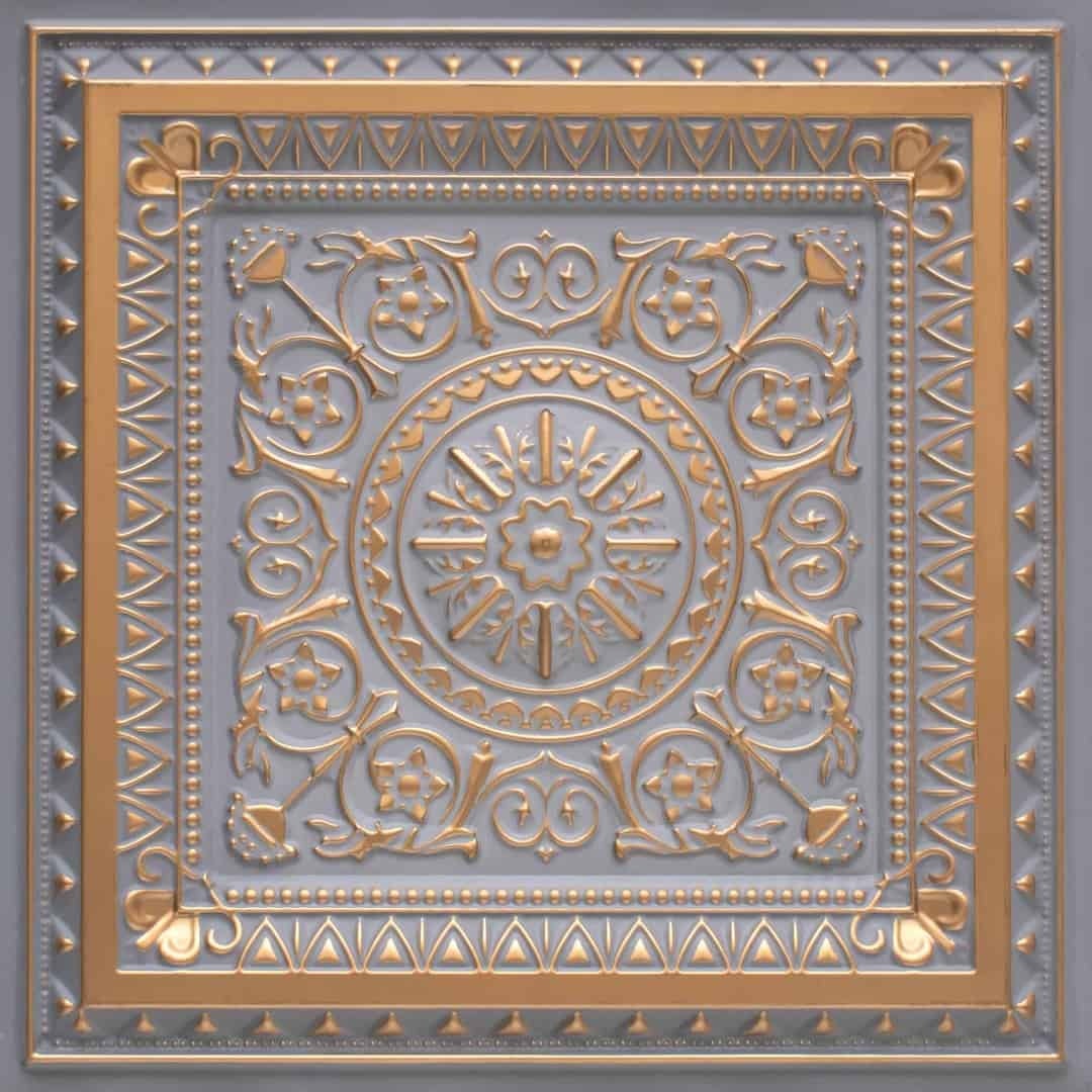 Classic Royal Style 2'x2' Faux Tin Ceiling Tile for Glue-up or Drop in ...