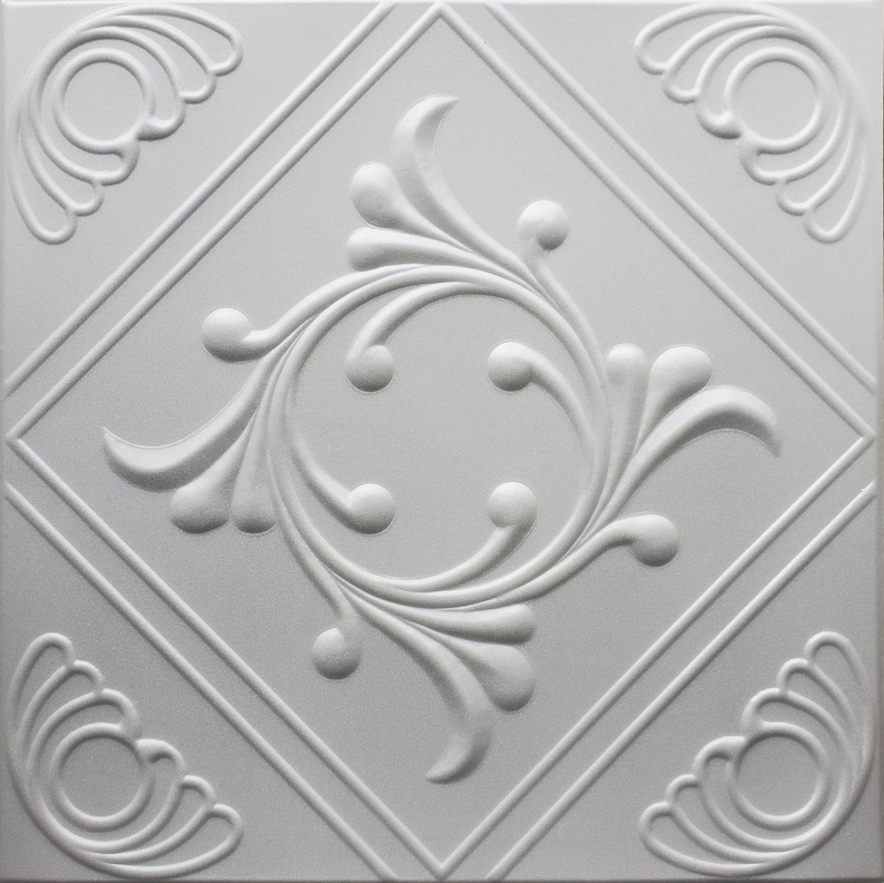 Styrofoam Ceiling Tiles - Cover Popcorn Ceiling. Easy DIY Installation ...