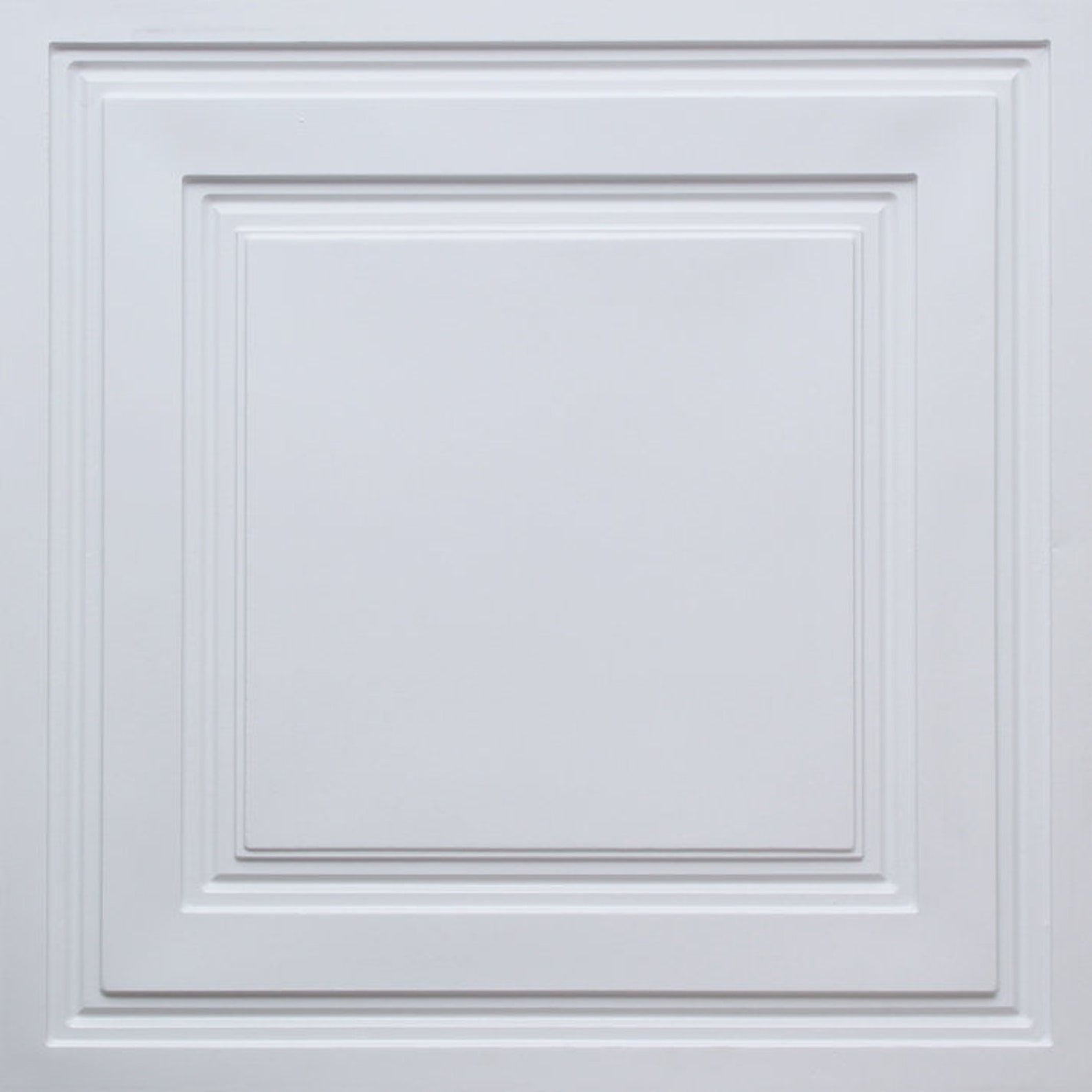 Modern Drop in Decorative PVC Ceiling Tiles in White Matte. Drop in ...