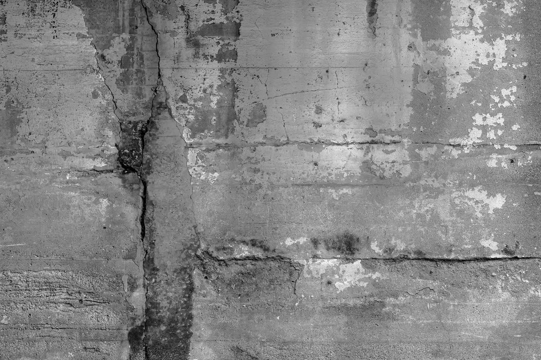 Concrete Wall Art - Photo Mural 3D Effect Wall Art Print Removable Wall ...