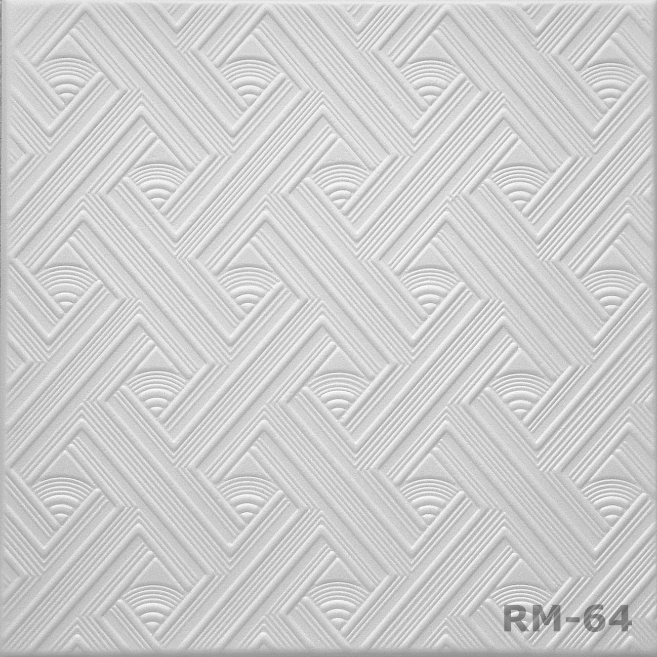 Sample of Styrofoam Ceiling Tile - Cover Popcorn Ceiling. Easy DIY ...