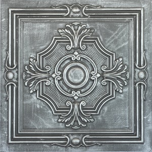 Victorian Decorative Tin Look Ceiling Tile. Easy to Install 2' X 2 ...