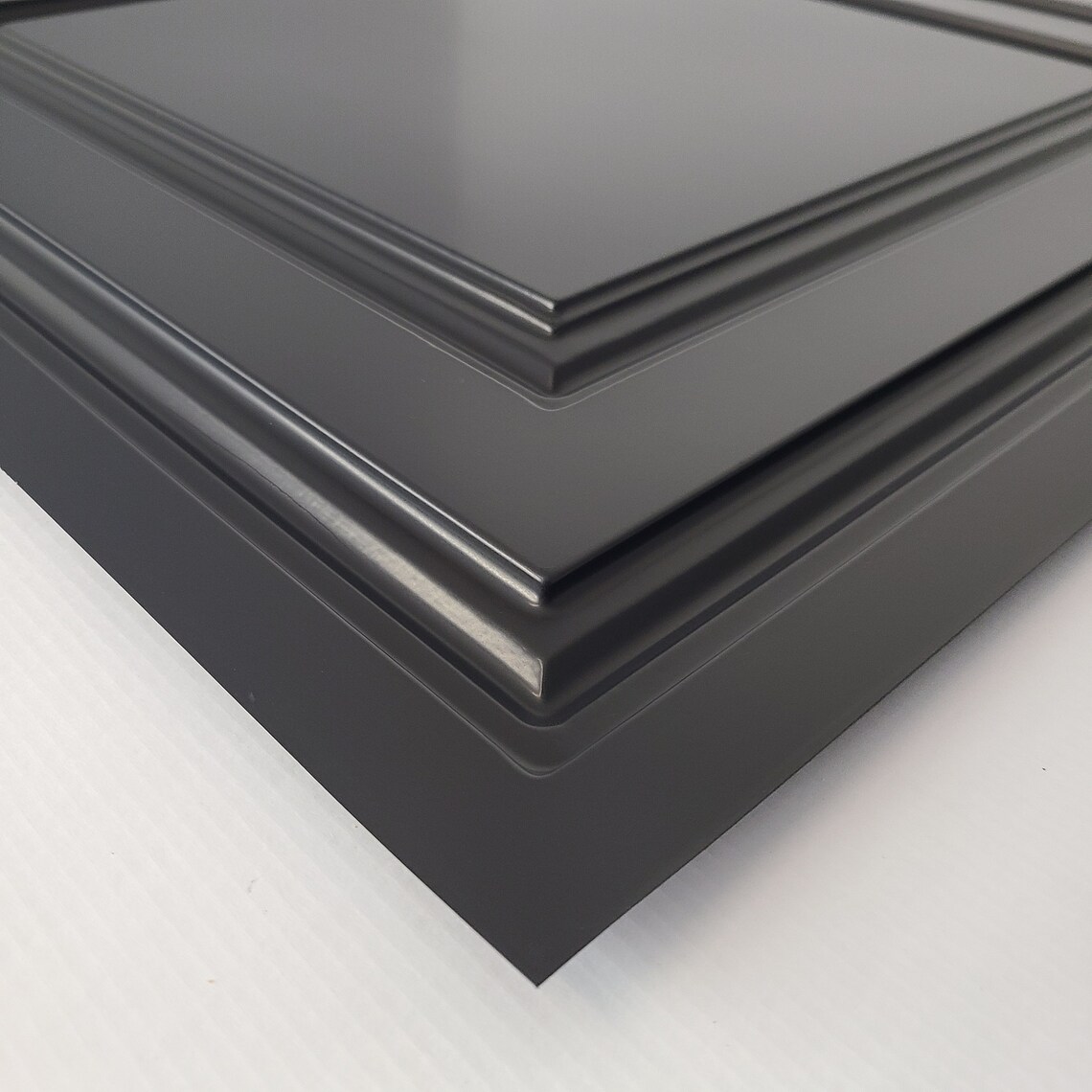 Drop in Decorative PVC Ceiling Tiles in Black Matte. Drop in Into the ...