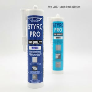 STYRO PRO Adhesive - Glue for Styrofoam and PVC Ceiling Tiles. Adhesive ...
