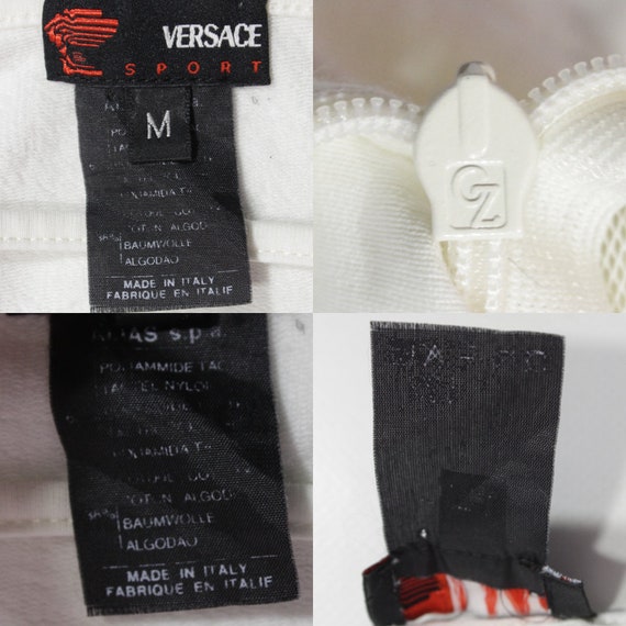 Versace Sport 90S Big Logo Pocket Stretch Tank Top Vi… - Gem