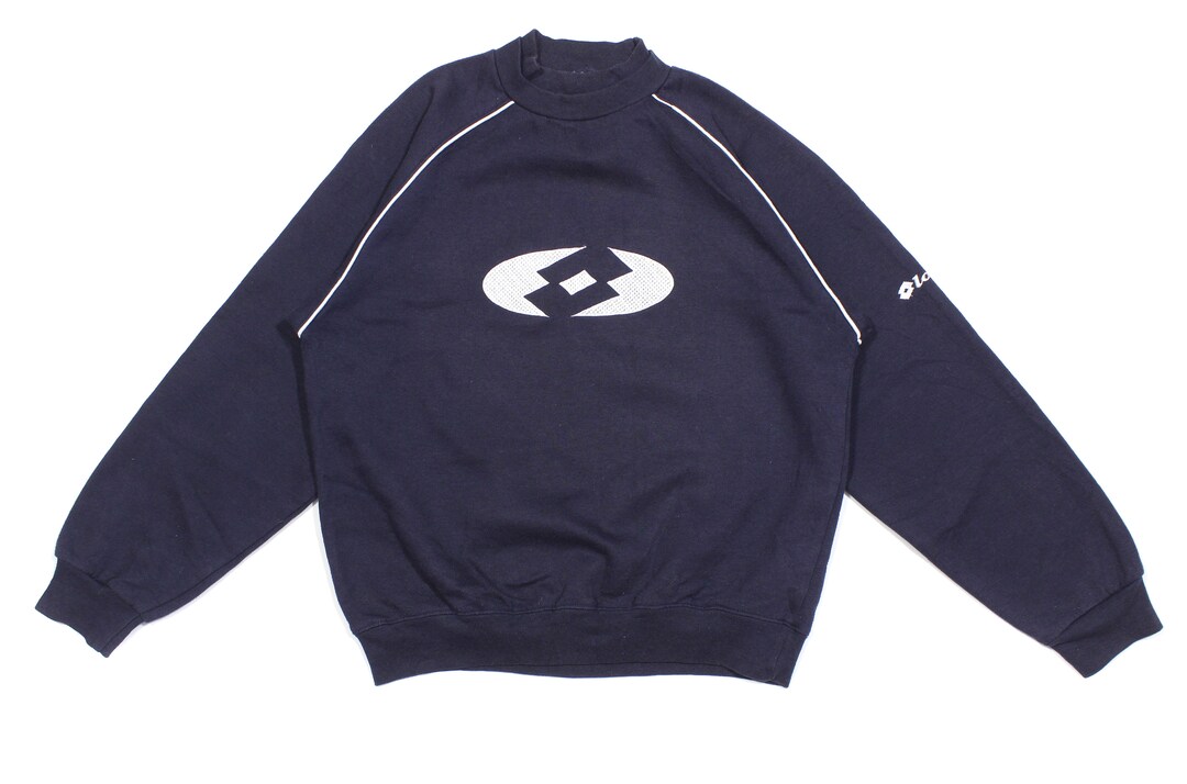 Lotto Vintage 90S Big Logo Embroidered Sweatshirt - Etsy