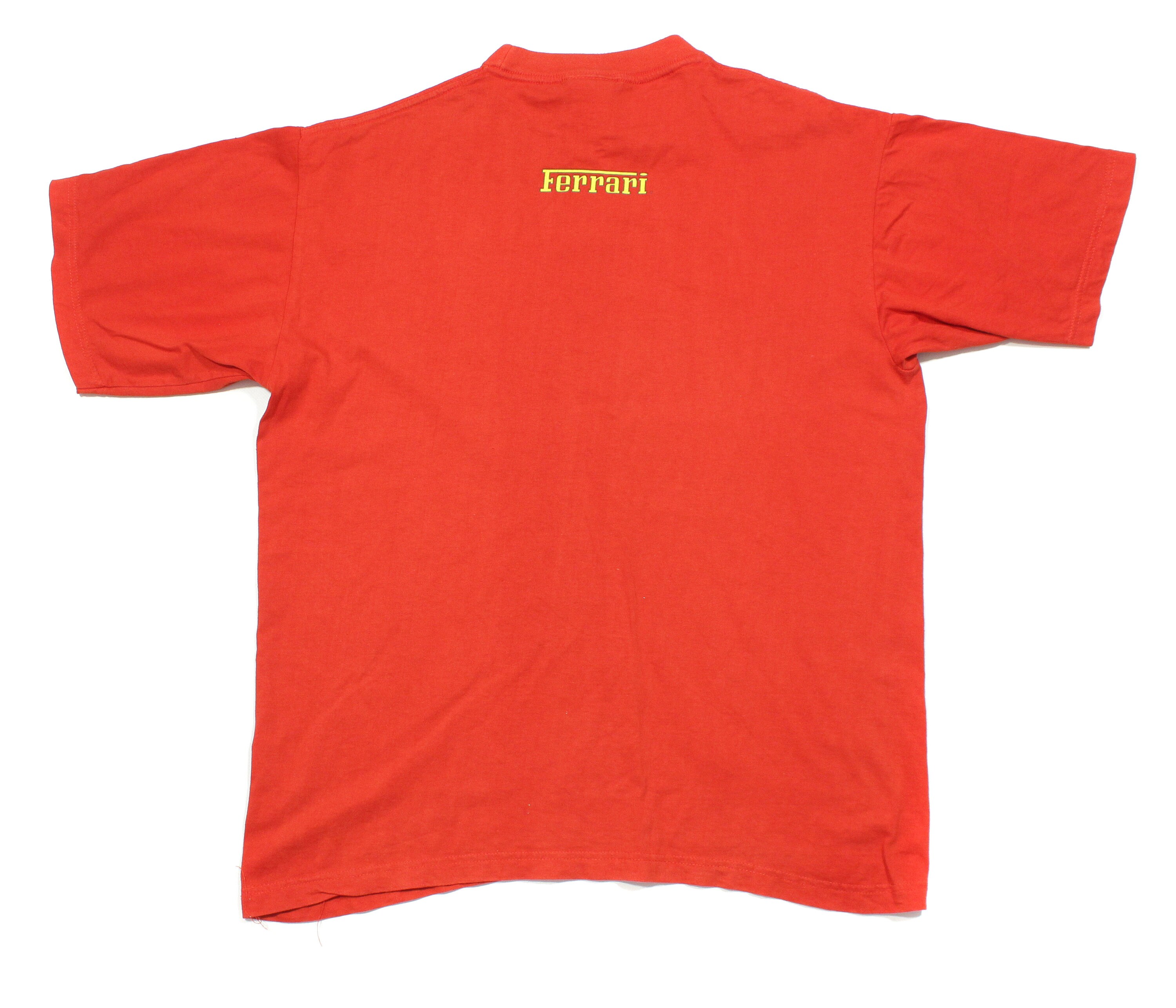 Ferrari Vintage 1996 Big Logo T-shirt - Etsy