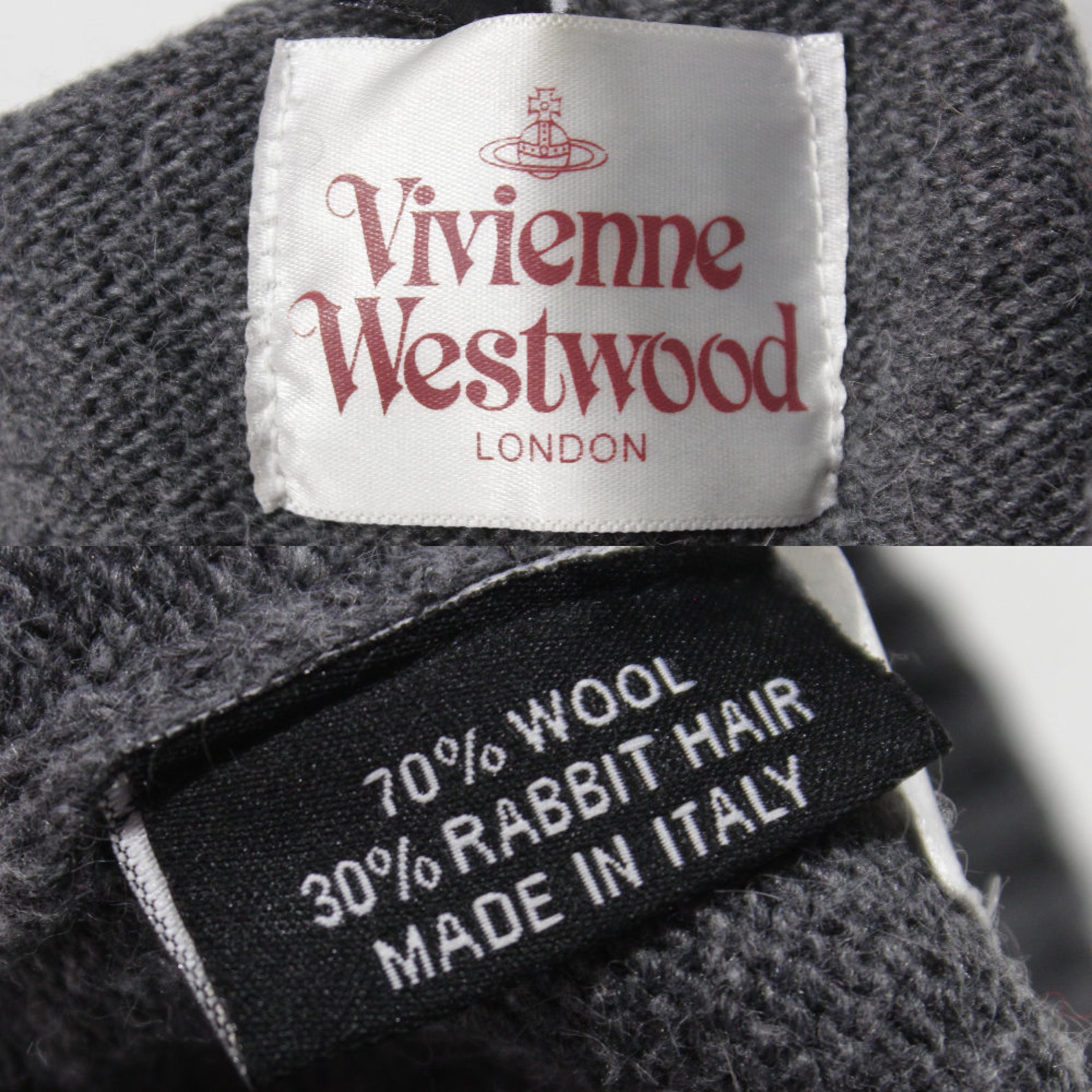 Vivienne Westwood 90S Orb Logo Wool Rabbit Hair Hat Vintage - Etsy