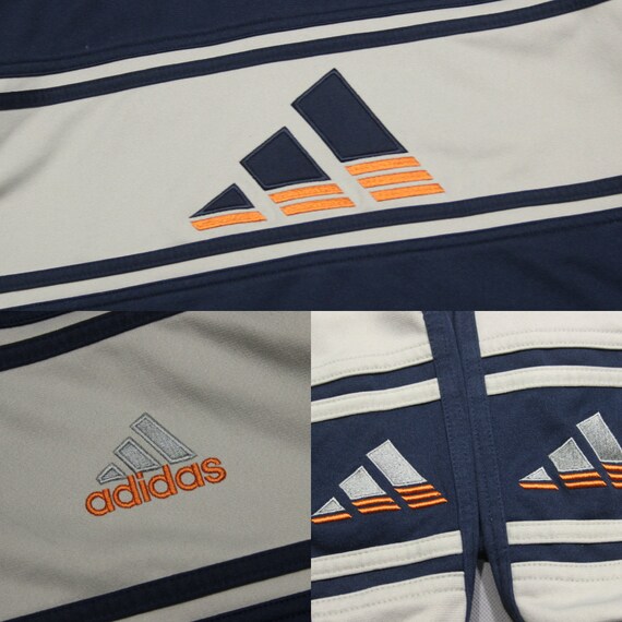 Adidas Vintage 1999 Tech Big Logo Jacket - Gem