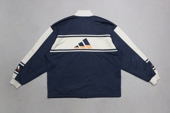 Adidas Vintage 1999 Tech Big Logo Jacket - Gem