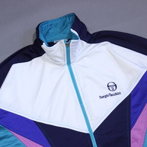 Sergio Tacchini Vintage Colored Track Top - Etsy