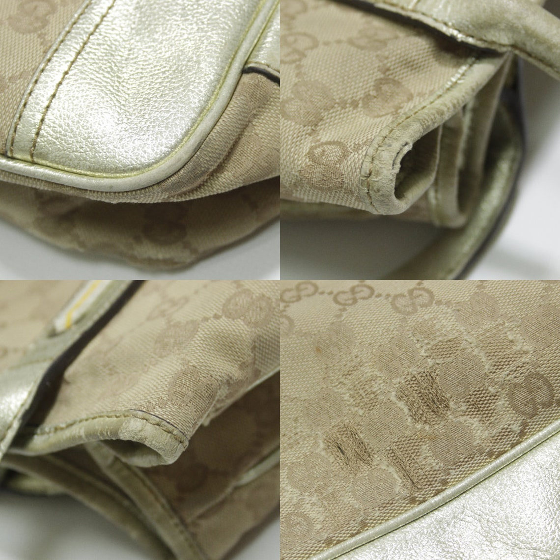 Gucci Vintage GG Monogram Bag - Etsy