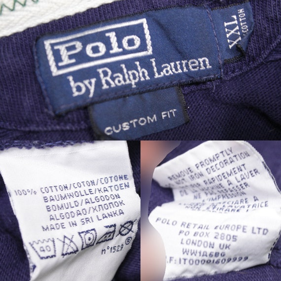 Polo Ralph Lauren 90S Logo Rugby Vintage - Gem