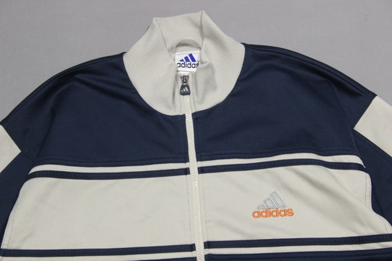Adidas Vintage 1999 Tech Big Logo Jacket - Gem