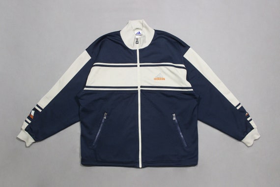Adidas Vintage 1999 Tech Big Logo Jacket - Gem