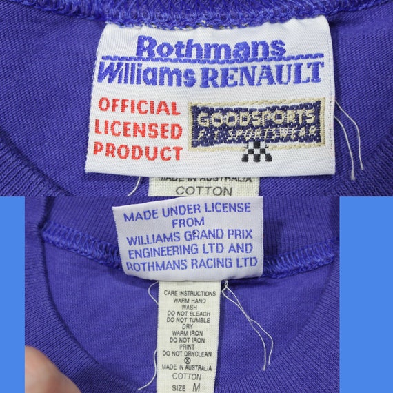 Formula 1 1996 Williams Renault Rothmans T-Shirt - Gem