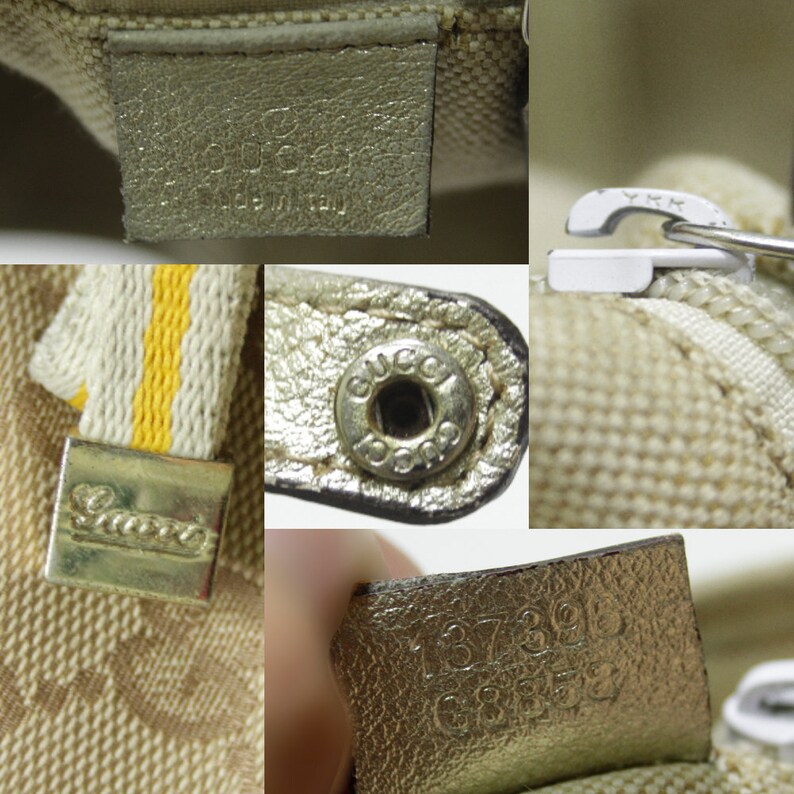 Gucci Vintage GG Monogram Bag - Etsy