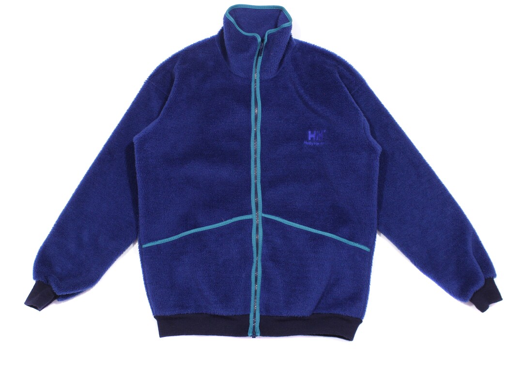 Helly Hansen 90S Logo Fluffy Fleece Vintage - Etsy