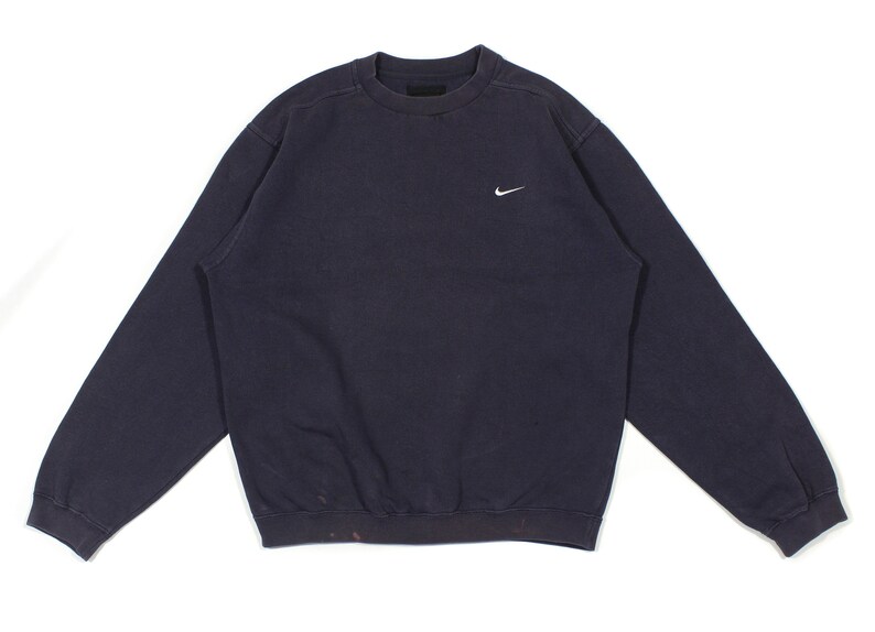 Nike 90S Swoosh Logo Distressed Childrens Sweatshirt Vintage - Etsy