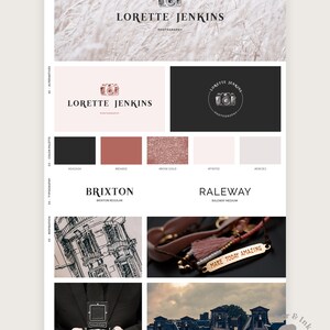 Visual Identity Brand Board, Branding Board Template, for Logo ...