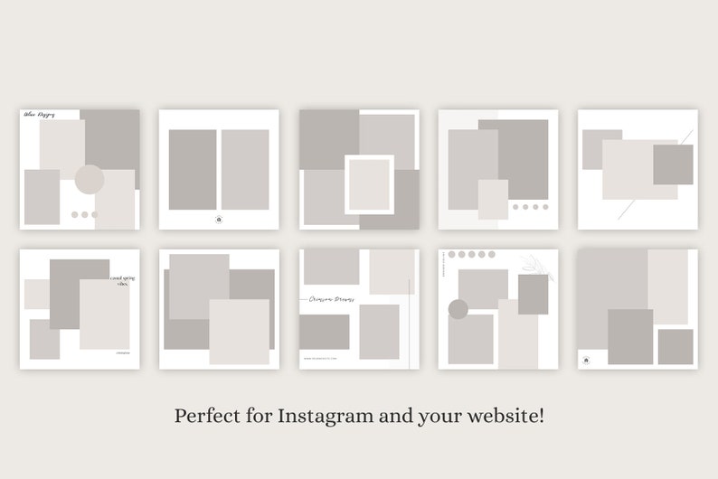 Mood Board Templates for Instagram - Etsy