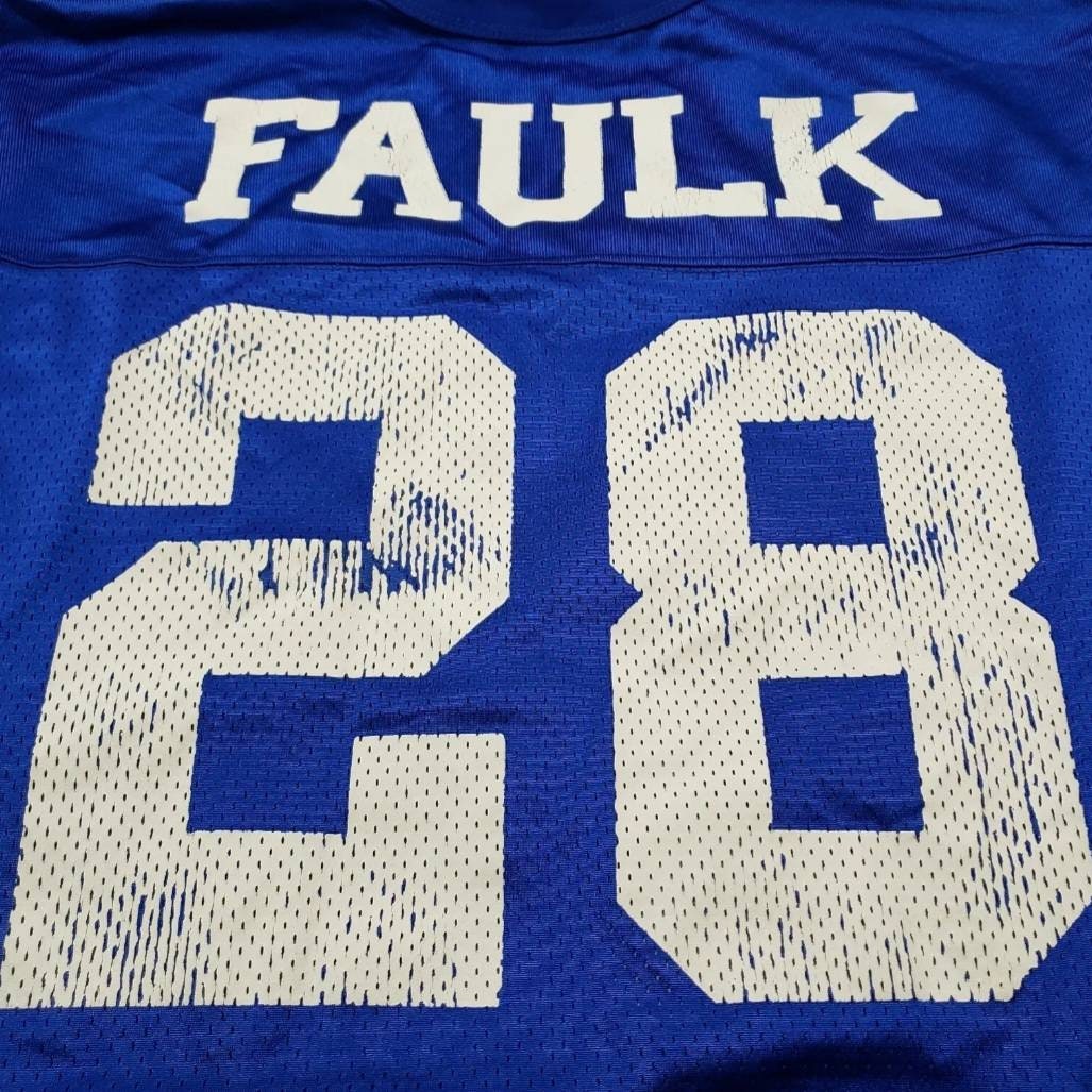 Marshall Faulk Jersey Size Large 46-48 Indianapolis Colts Logo Athletic ...
