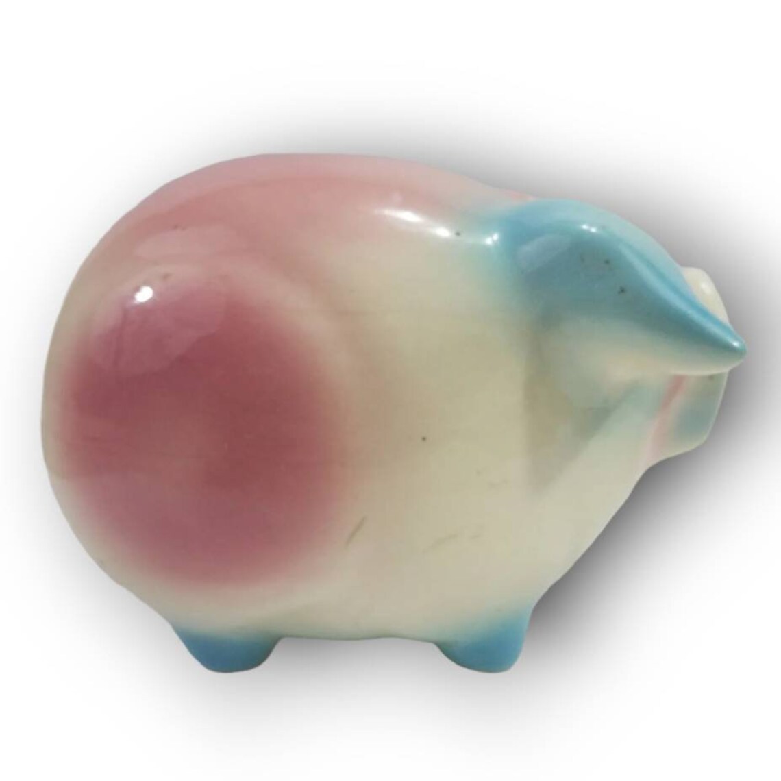 Vintage 1957 Hull Corky Pig H P Co Piggy Bank Pat Pend Made in USA Pink ...