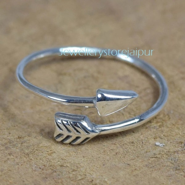 Double Arrow Ring - Etsy