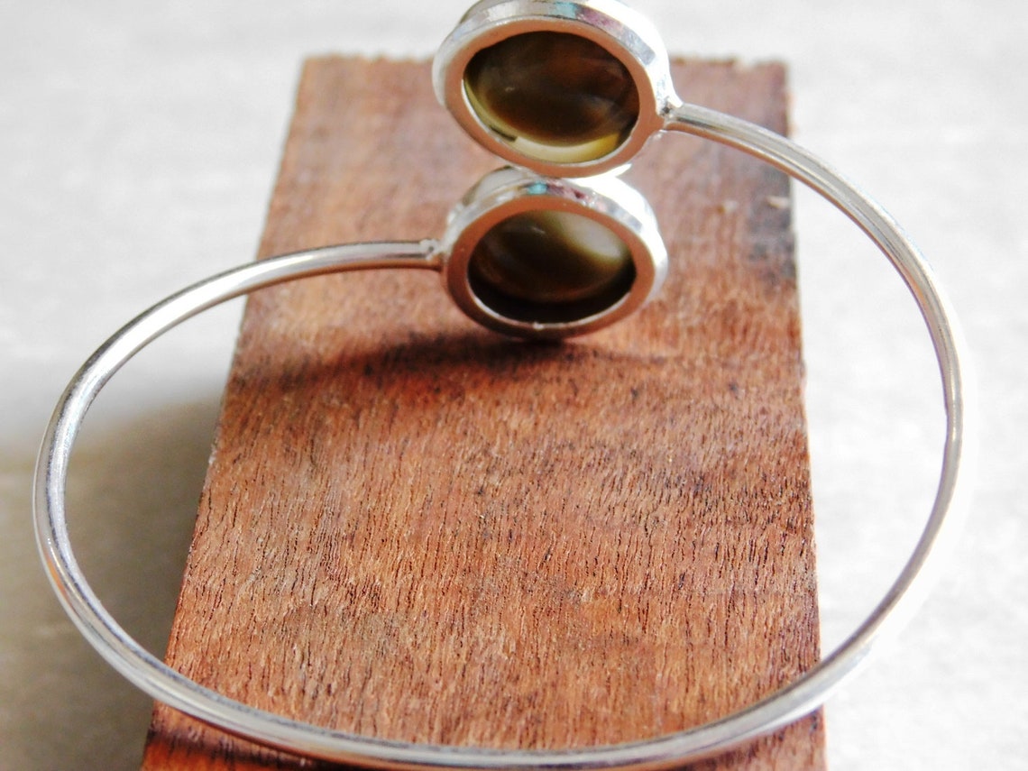 Shiva Eye Shell Bracelet Sterling Silver Bracelet Handmade | Etsy