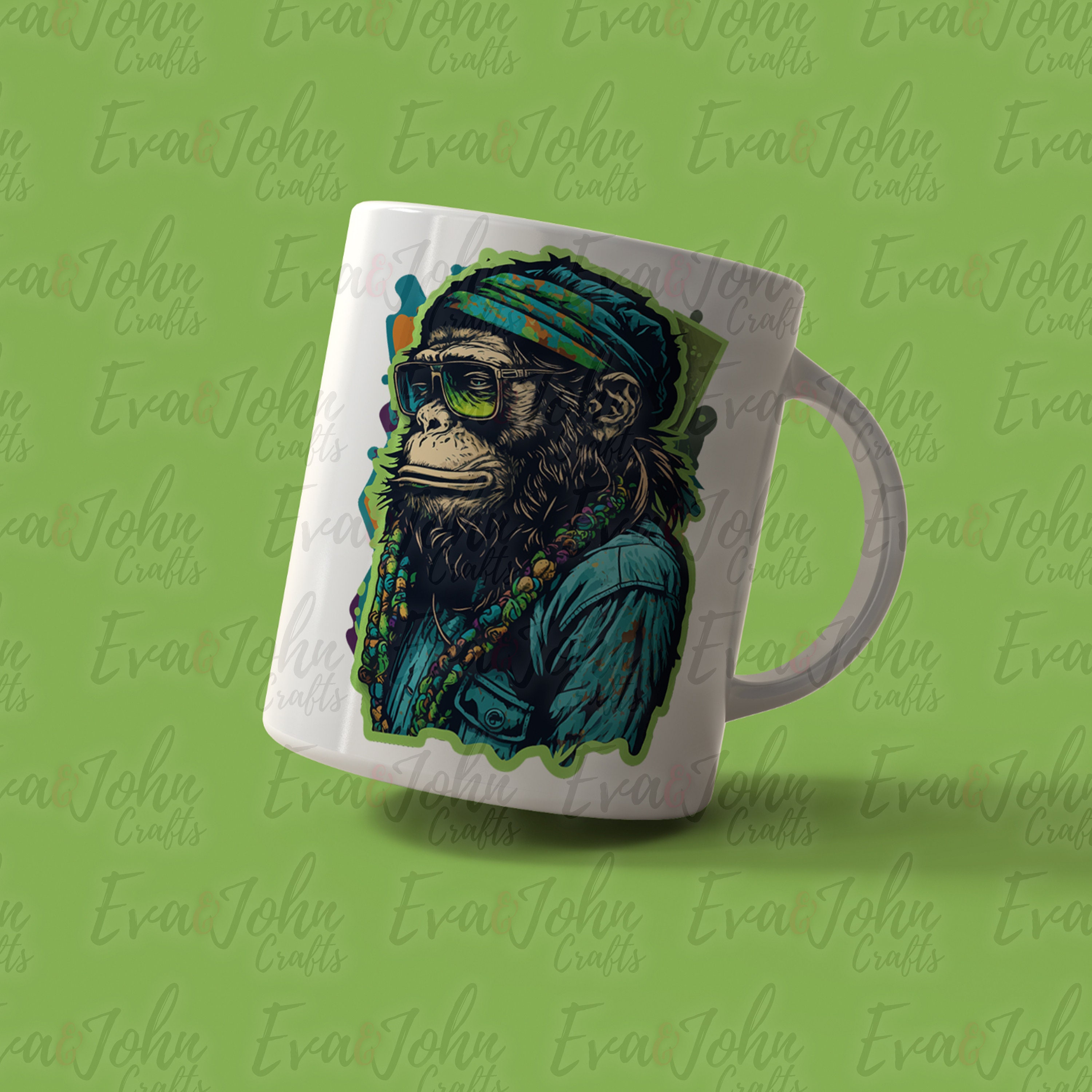 Gangster Monkey Color / Jpg Svg Eps Png Dfx / Cutfiles for Silhouette ...