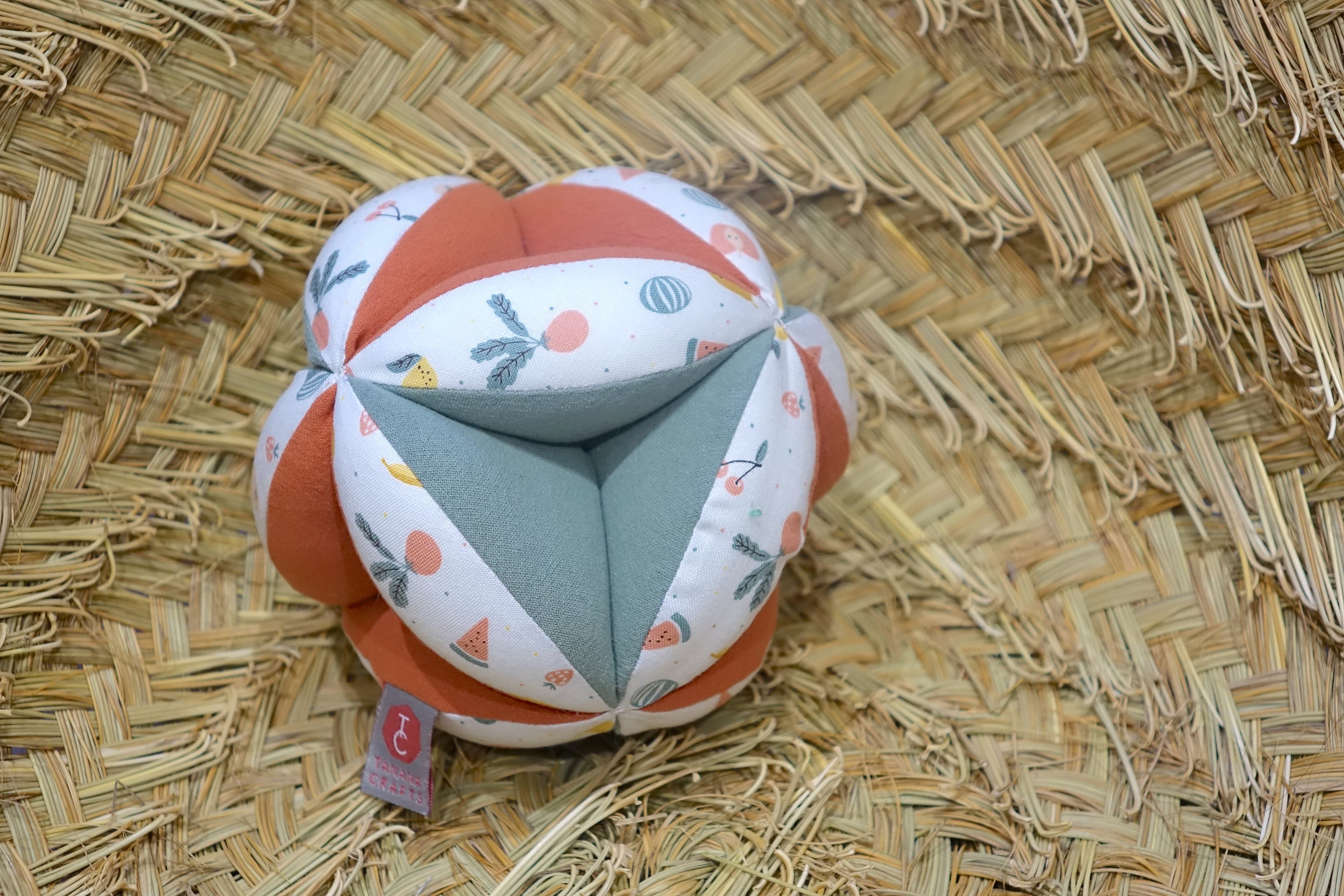 Takane Ball, Cloth Ball, Montessori Baby Toys, Sensory Baby Toy, Gender ...