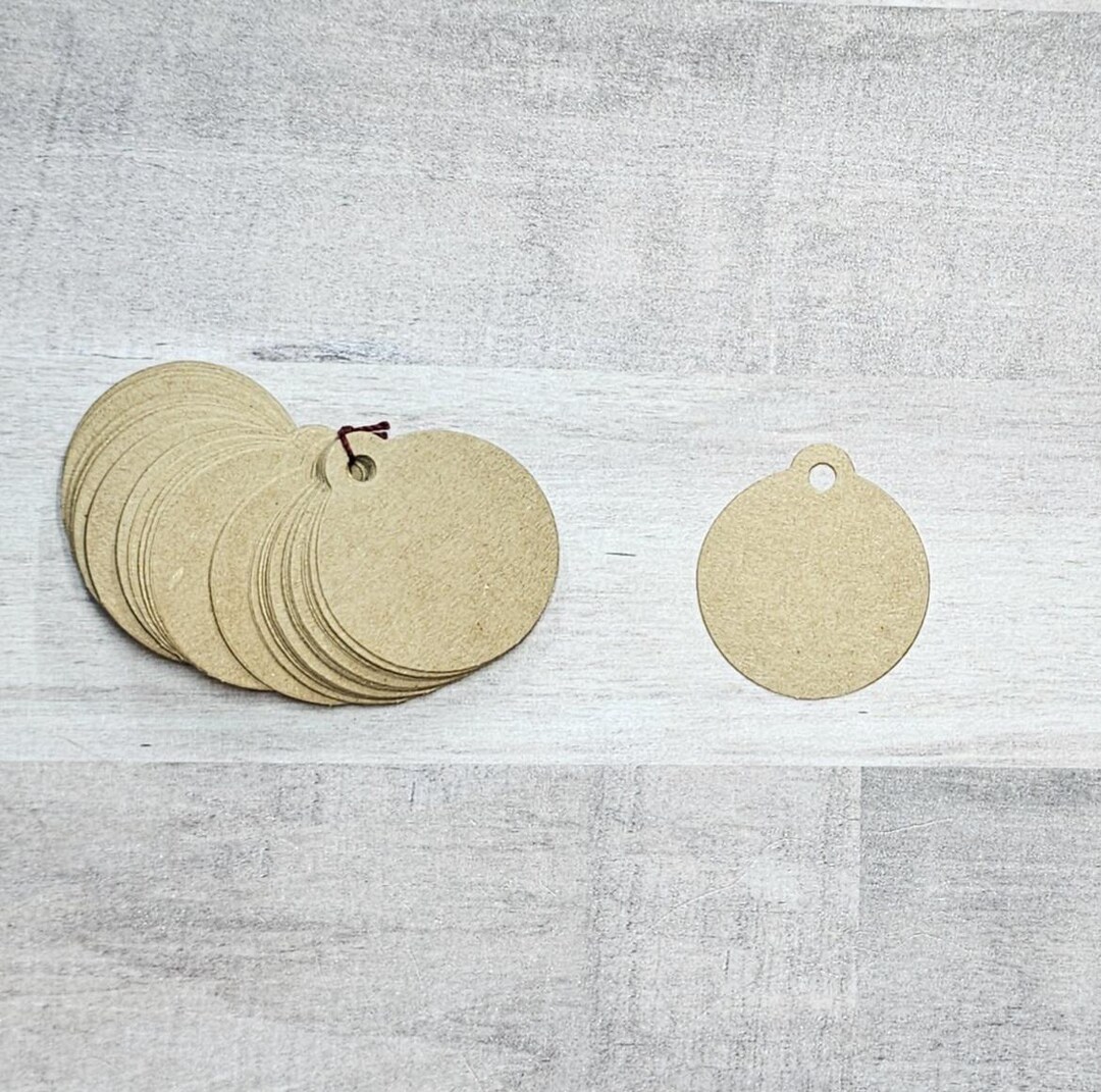 Kraft Tags, Kraft Cardstock With Optional Strings, Great for Gift Tags ...