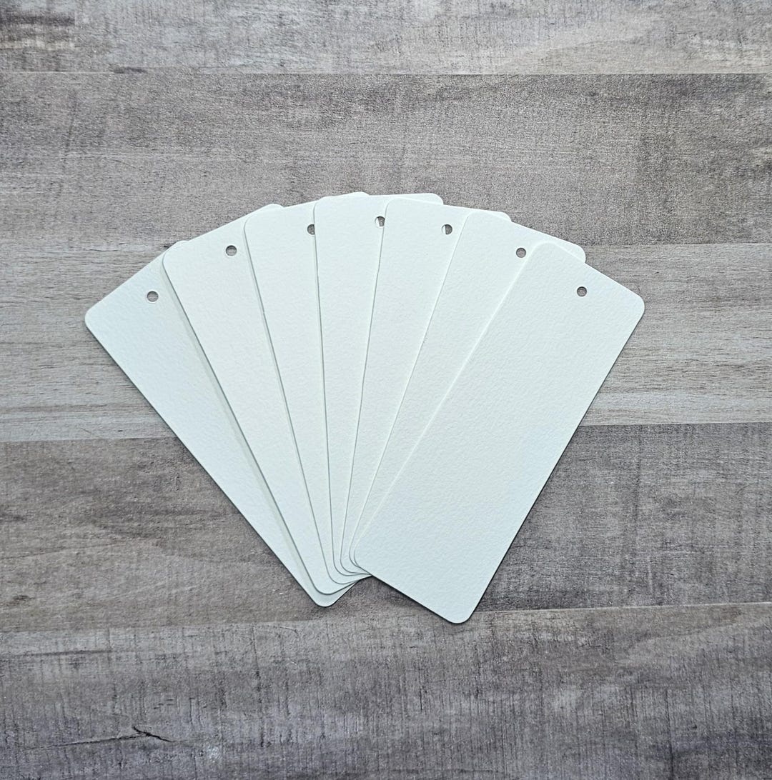 Short Watercolor Bookmarks, White Watercolor Paper, Blank, 5-1/8" Tall ...