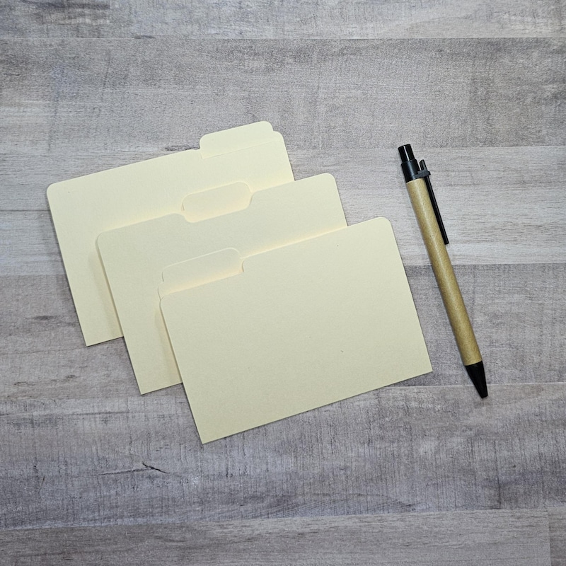 File Folders Manila - Etsy