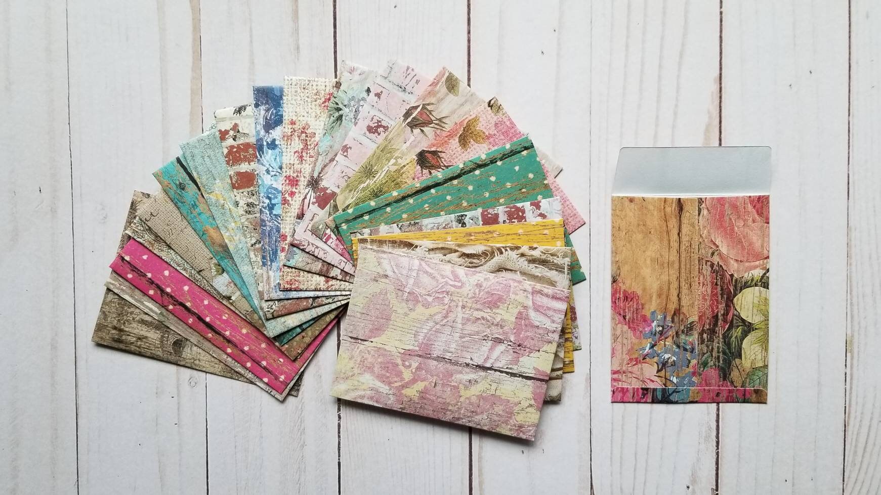 Coin Envelopes 3 X 4 Set Of 20 Distressed Etsy